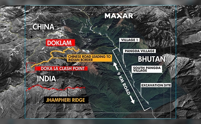 New satellite images of Chinese village in Doklam plateau emerge ...